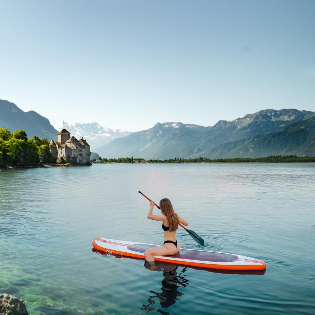 Montreux – Chillon Castle with Stand Up Paddle - Montreux Riviera