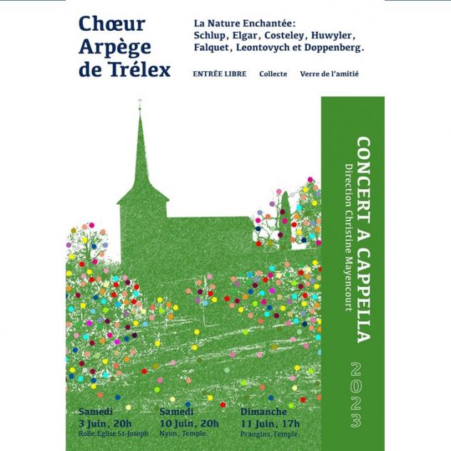 Concert - Chœur Arpège de Trélex - Temple de Nyon | La Côte - Tourisme