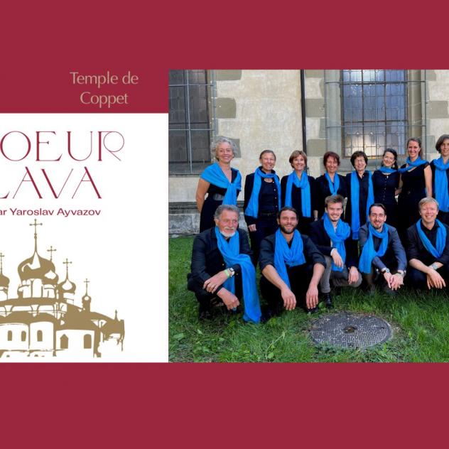 Der SLAVA Chor im Tempel von Coppet | La Côte - Tourismus