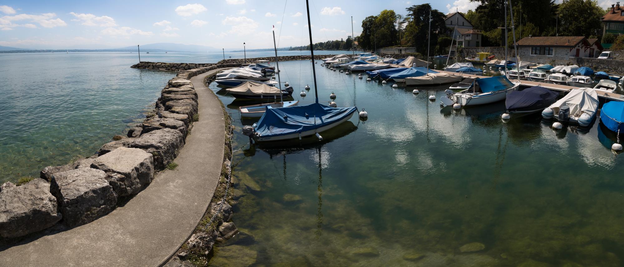 Coppet, a peaceful town on Lake Geneva with its for its castle, the ...