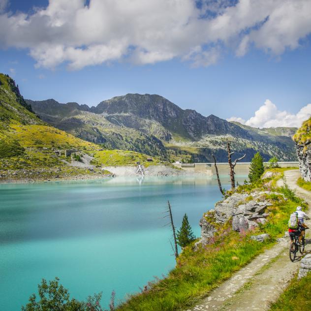MTB-Trail Cleuson dam | Nendaz Switzerland