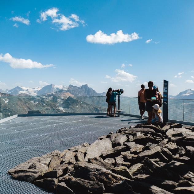 The Mont-Fort's panoramic viewing platform | Nendaz Switzerland